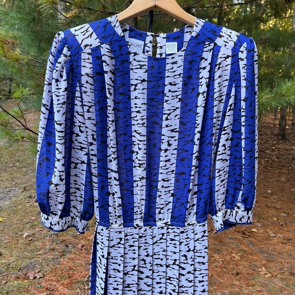 Andrea Gayle | Dresses | 8s Andrea Gayle Pleated Dress | Poshmark